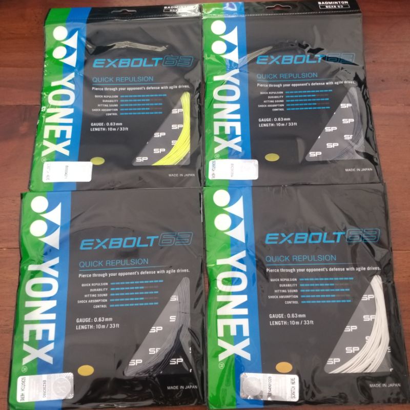 Jual senar yonex EXBOLT 63 sp | Shopee Indonesia