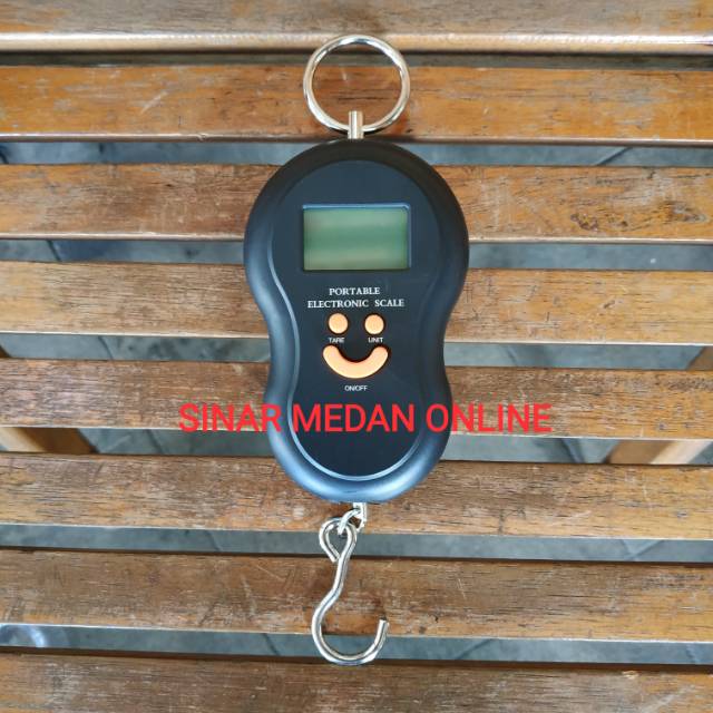 Jual Timbangan Digital Gantung 50 kg Hitam | Shopee Indonesia