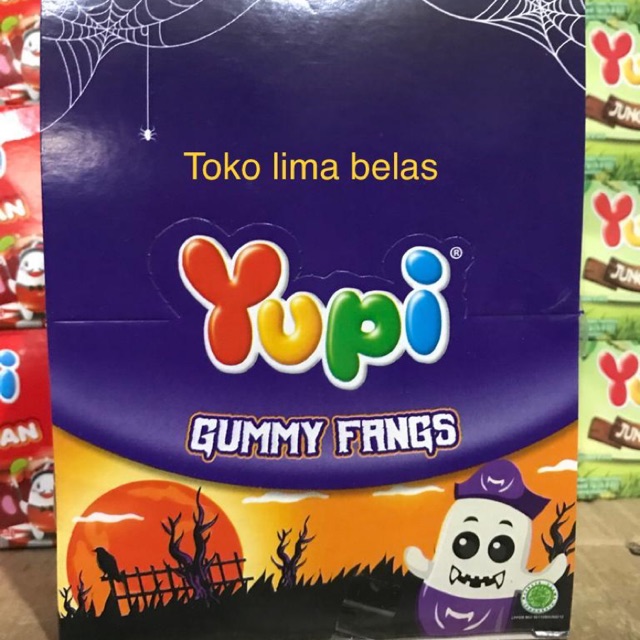 Jual Yupi Gummy Fangs 1 box isi 24 pcs | Shopee Indonesia