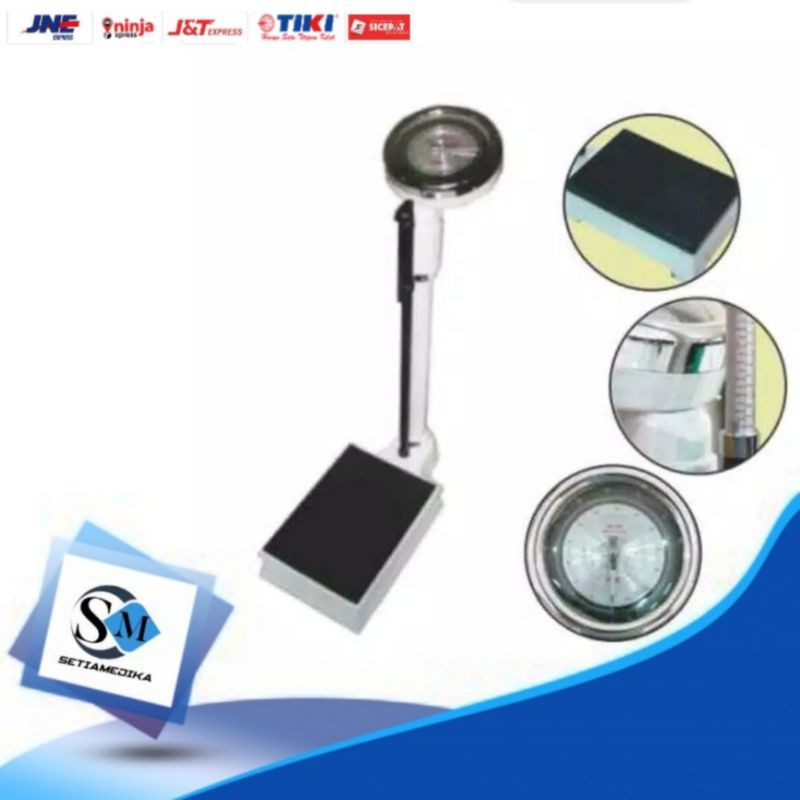 Jual Timbangan Tinggi Badan SMIC ZT-120 Merk GEA | Shopee Indonesia