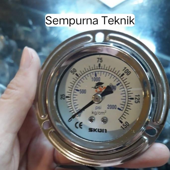 Jual Pressure Gauge 2Inch 10 Bar (Kg/cm2) Skon Model Payung sempurn4t Buru Order | Shopee Indonesia