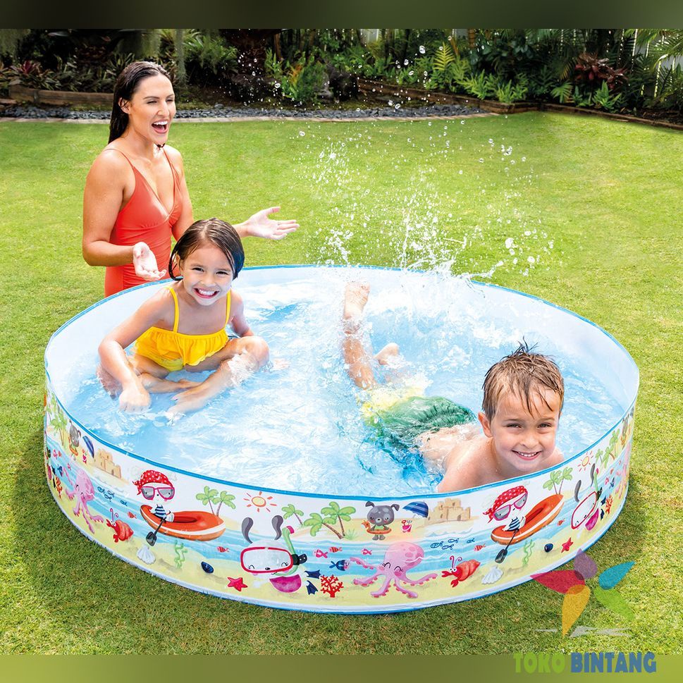Jual INTEX Kolam Renang SNAPSET POOL 5 ft | Tanpa Pompa | 152x25 cm ...