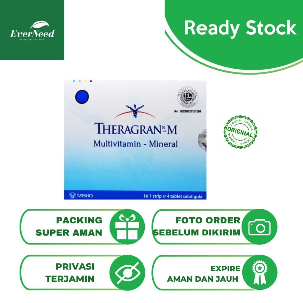 Jual Theragran M (Per Strip 4 Butir) | Shopee Indonesia