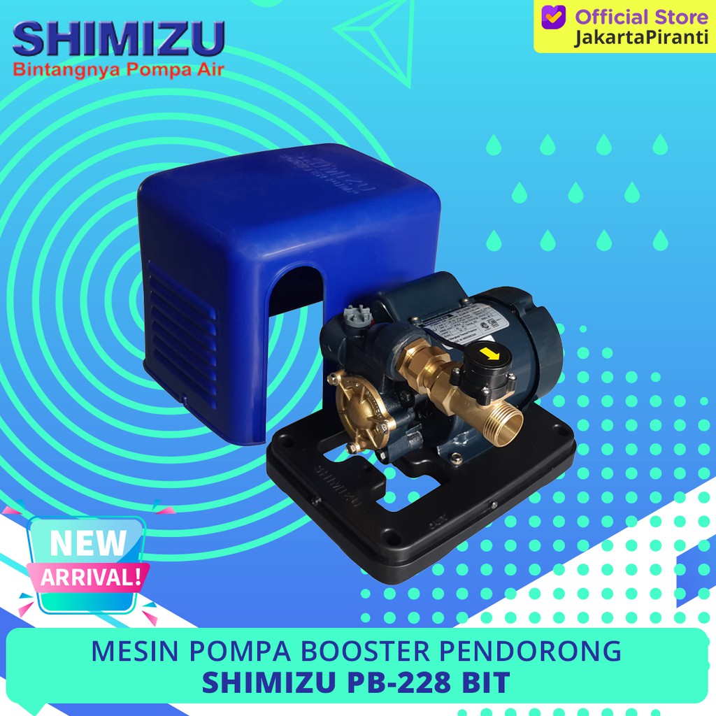 Jual Mesin Pompa Air Pendorong Otomatis Booster Pump Shimizu PB-228 BIT ...