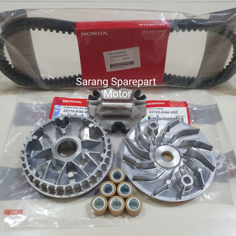 Jual Paket Cvt Van Belt + Rumah Roller Set + Kipas Roller Beat Pop Beat Fi Esp Vario 110 Fi Esp ...