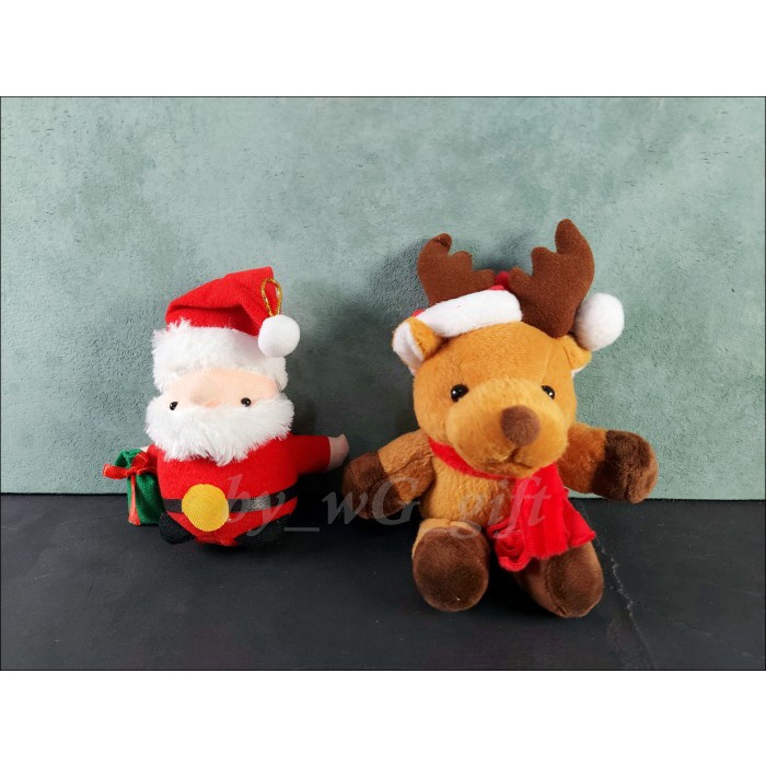 Jual Hiasan Natal - Boneka Natal - Motif Rusa - Santa ; 1 Pack ; 1 ...