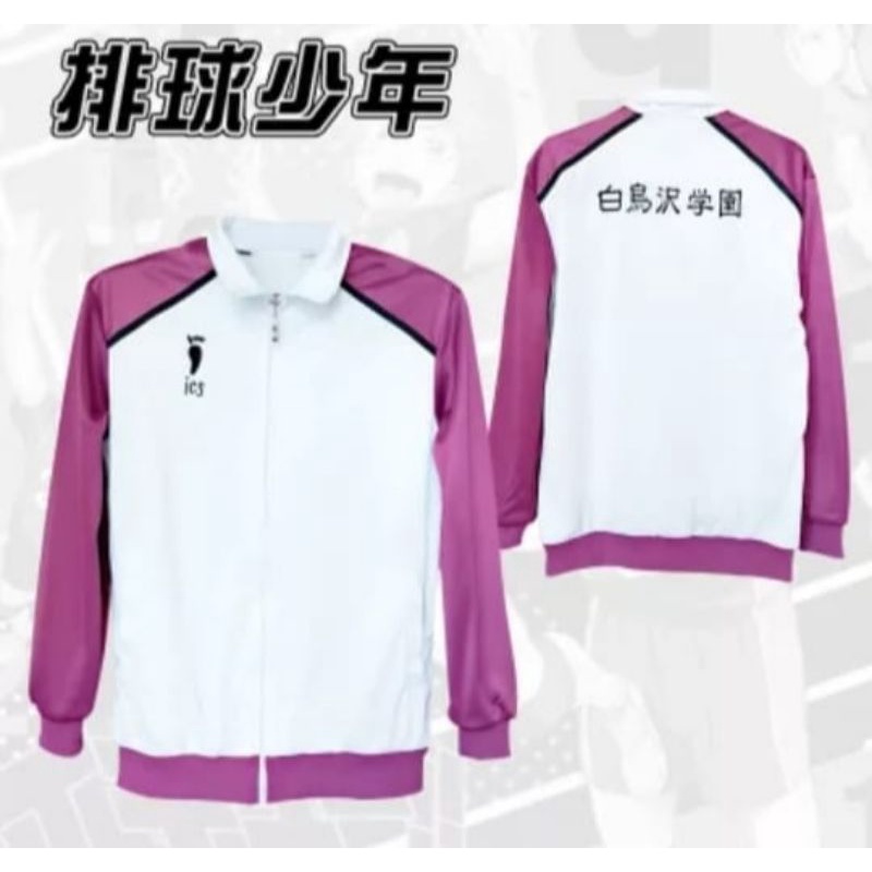 Jual haikyuu karasuno ics jaket anime haikyuu/inarizaki/nekoma ...