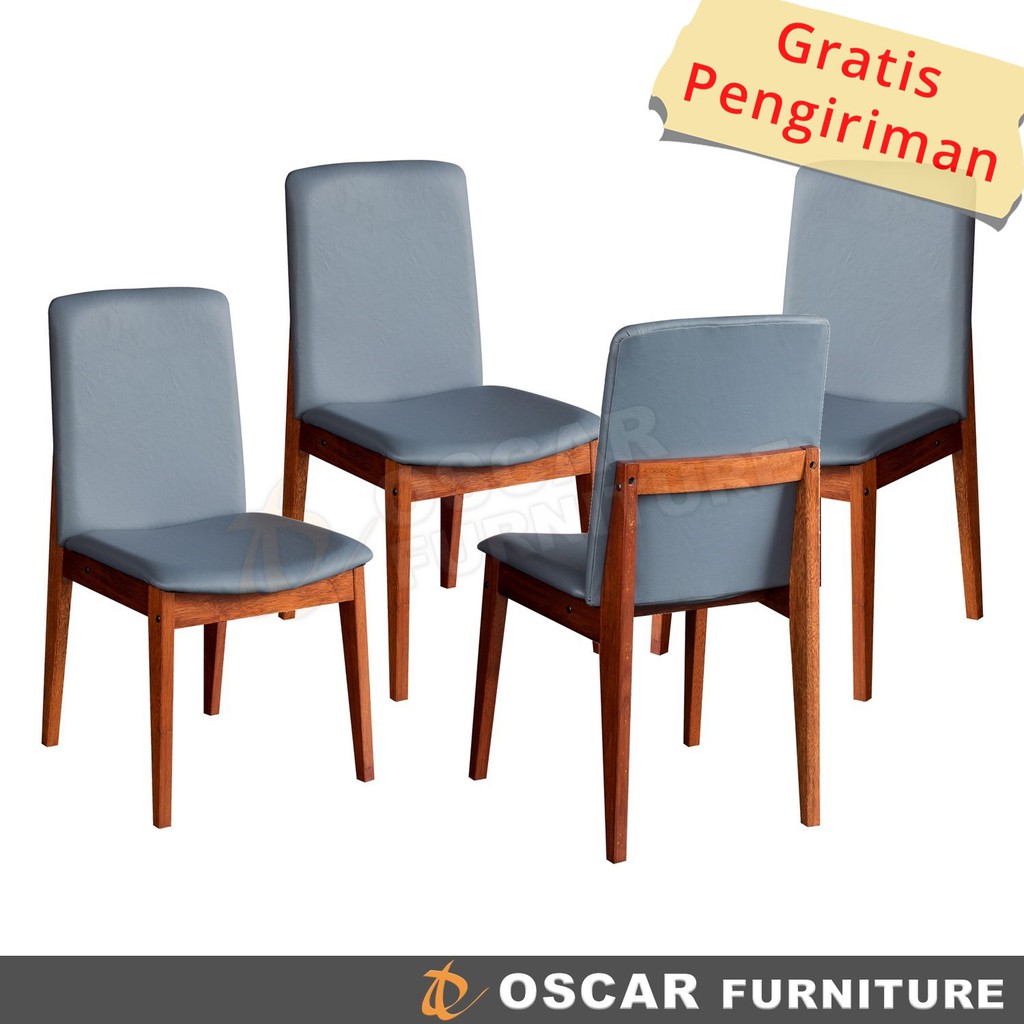 Jual Oscar Furniture - Kursi Makan Genoa 4 Buah | Shopee Indonesia