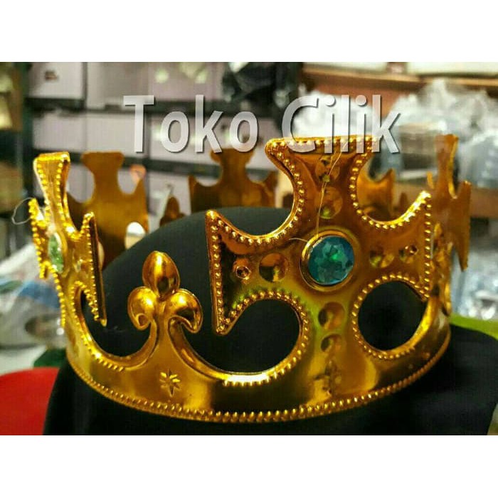 Jual mahkota/crown/king/prince/gold/emas/tiara/raja/aksesoris/birthday ...