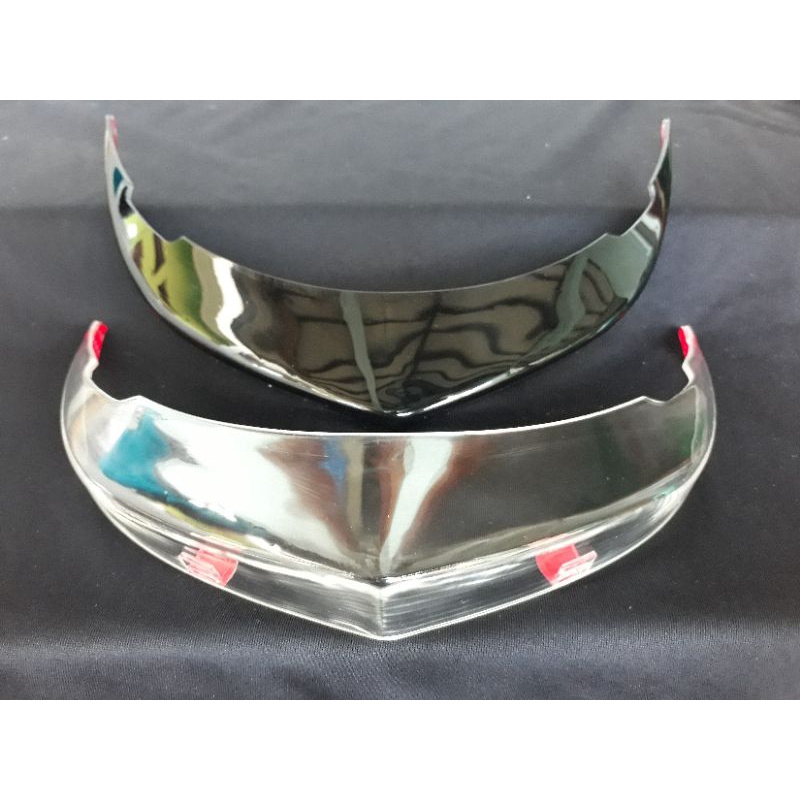 Jual SPOILER KYT TTCOURSE / TTC MODEL 3D CLEAR ,SMOK DAN DOFF FLAT ...