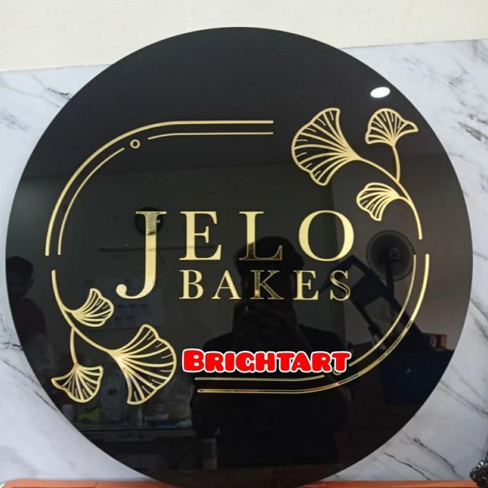 Jual Custom signage akrilik timbul, Custom logo akrilik timbul (50pcs ...