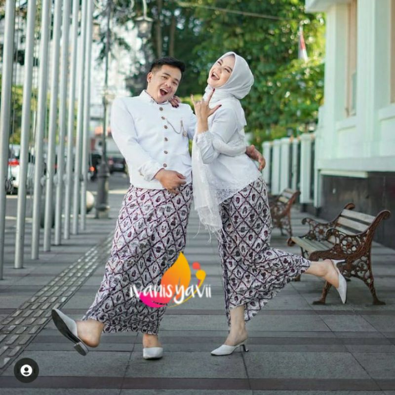 Jual (Fullset) Baju Prewed / Prewedding / Couple Adat Jawa | Putih ...