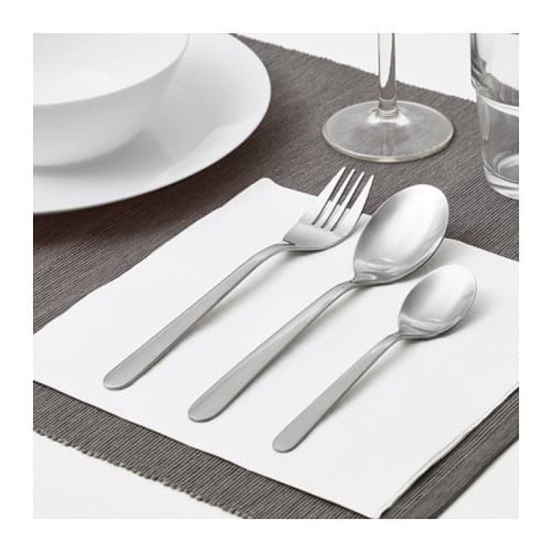 Jual Ikea cutlery set 12pcs MOPSIG sendok garpu makan teh | Shopee ...