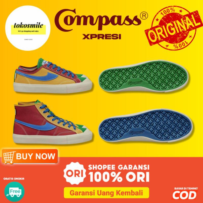 Jual Sepatu Compass Xpresi BCA Edisi Lama & Edisi Goodlife BCA | Shopee ...