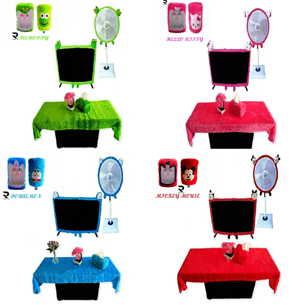 Jual PROMO HOME SET 5IN1(MEJA,TV,KIPAS,DISPENSER,GALONKARAKTER ...