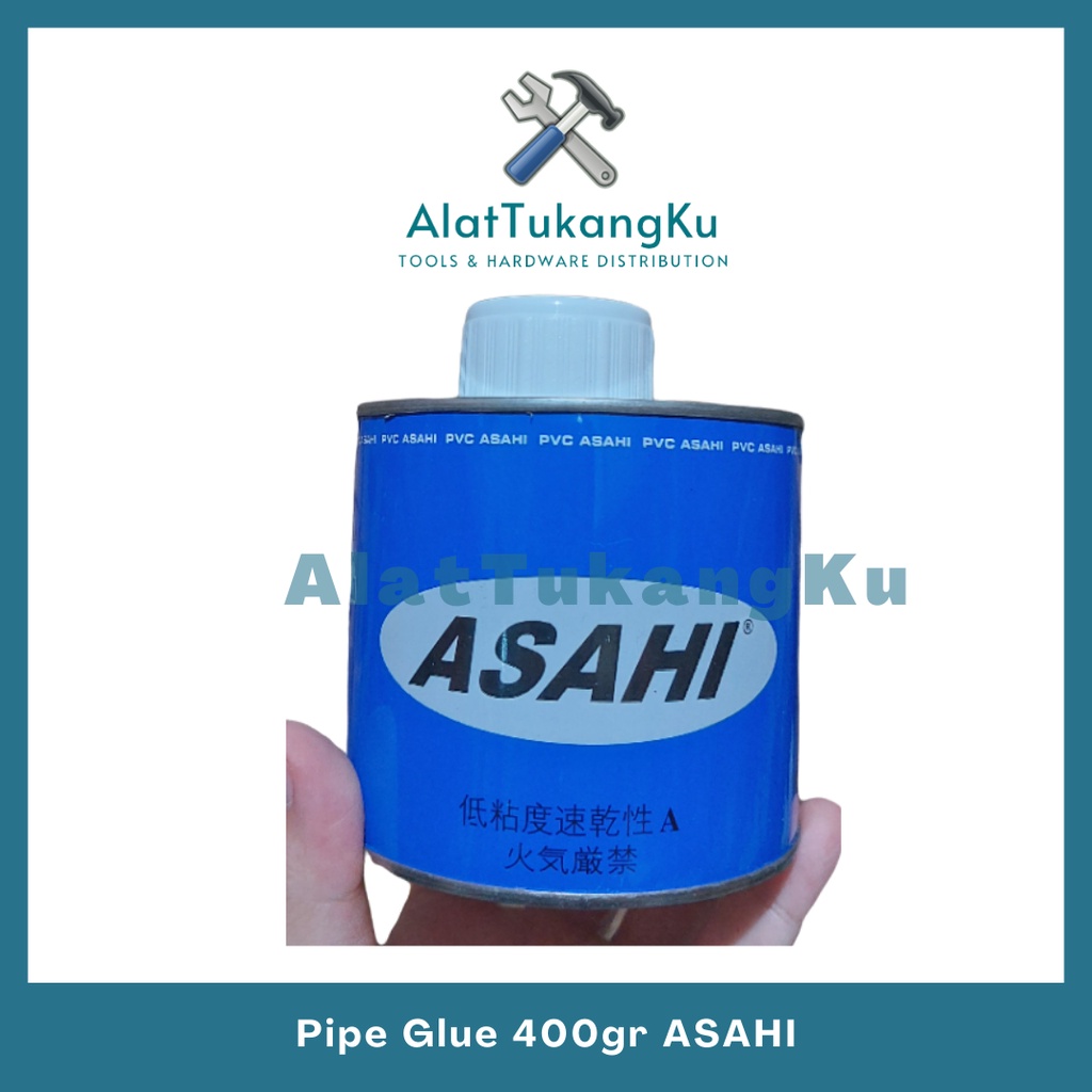 Jual Lem PVC Asahi 400gram / Lem PVC Kaleng Asahi 400gr / Lem Pipa dan ...
