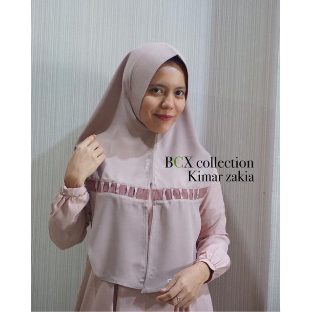 Jual kimar zakia kimar wolly crepe ternyaman kimar ter adem | Shopee ...