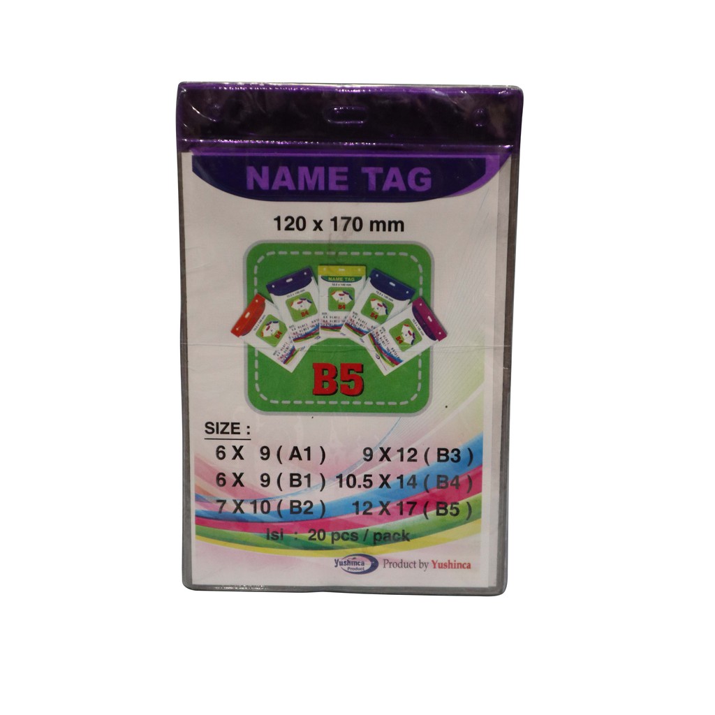 Jual Name Tag Warna B5 | Shopee Indonesia