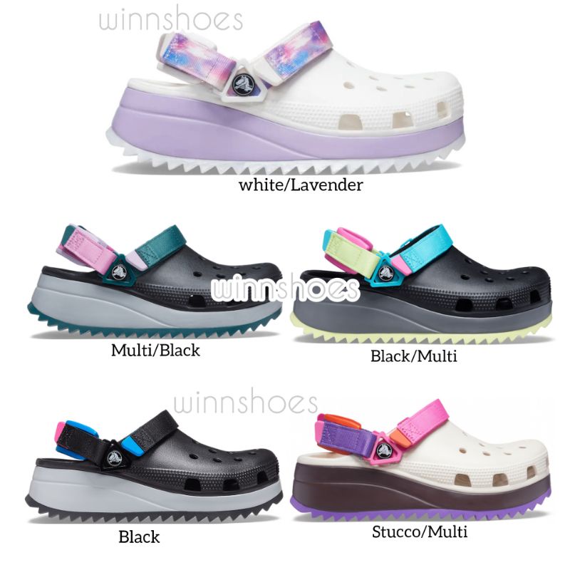 Jual Crocs Classic Hiker Clog Sandal Wanita Terbaru Sendal Slop Tinggi ...