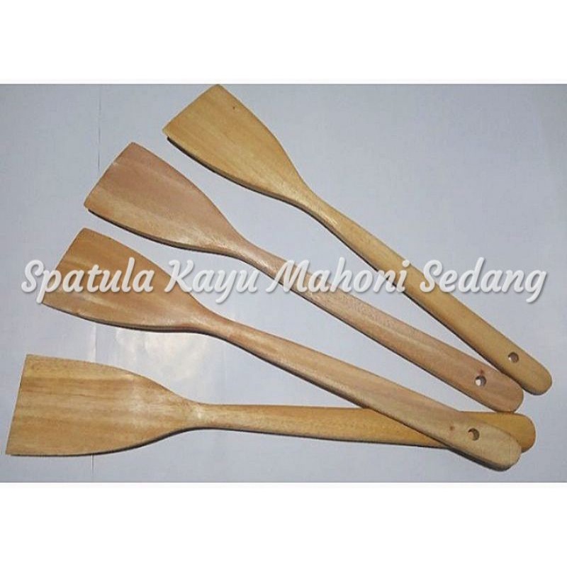 Jual Spatula Kayu Mahoni / Sutil Kayu / Soled Kayu / Sendok Kayu ...