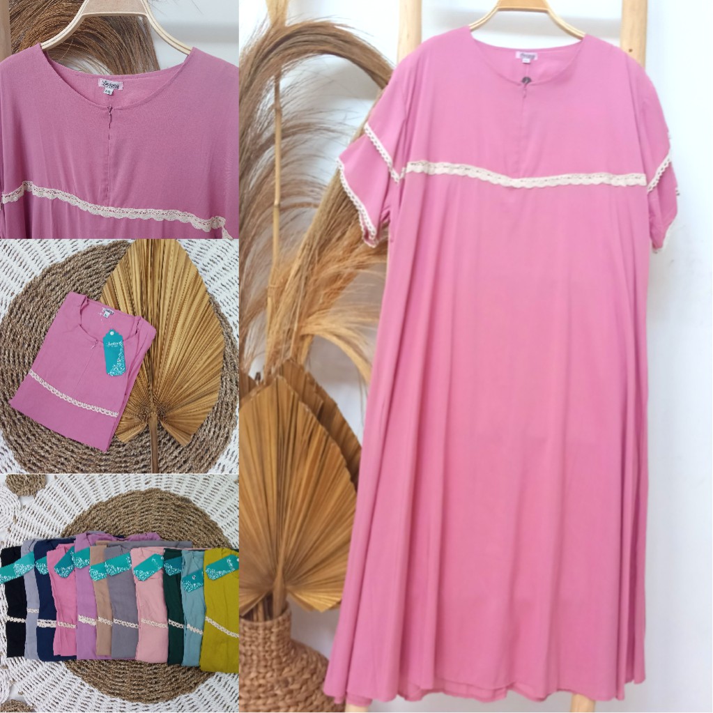 Jual Daster Ibu Menyusui Ibu Hamil Bahan Rayon High Quality Lengan ...