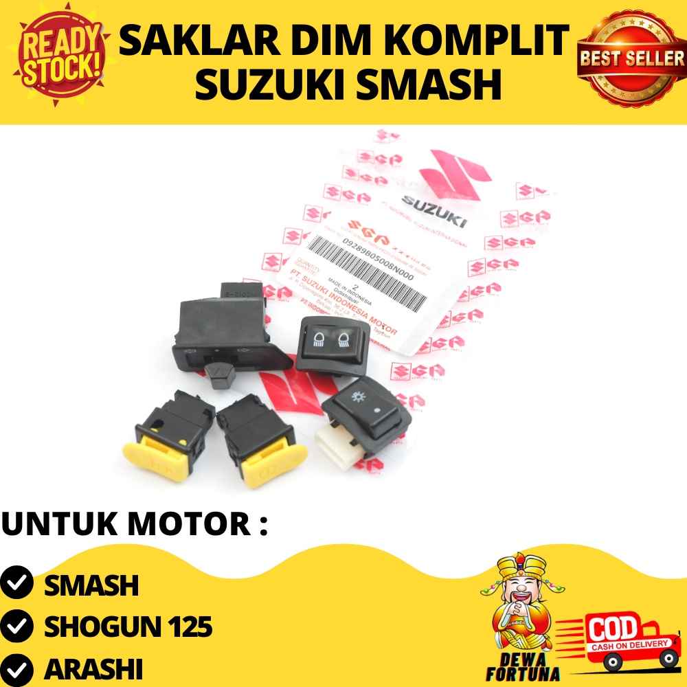 Jual Tombol Saklar Motor Lampu DIM Tombol Klakson Stater Sein Suzuki ...