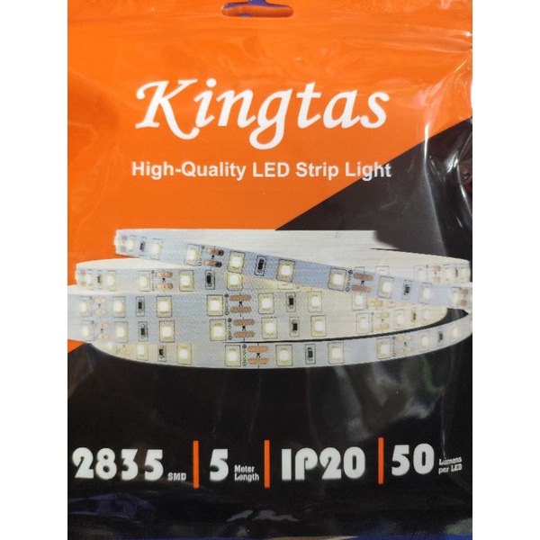 Jual strip led kingtas 2835 120led 3000k 12v dc 120 Led 3000k 4000k 10.000k | Shopee Indonesia