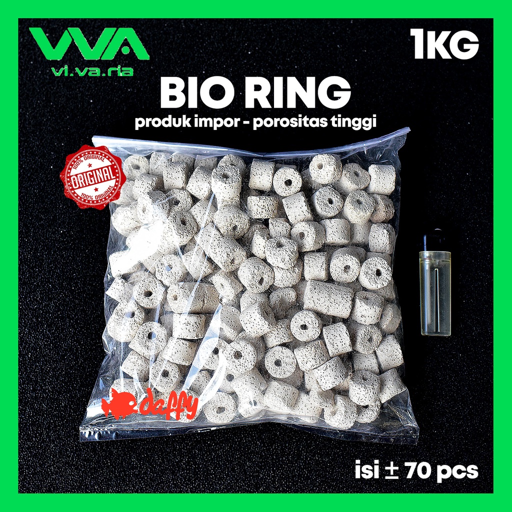 Jual Vivaria SUPER BIO RING 1 KG media filter bioring premium impor ...