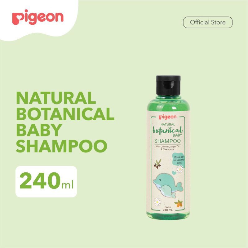 Jual PIGEON NATURAL BOTANICAL BABY SHAMPOO 240ML | Shopee Indonesia