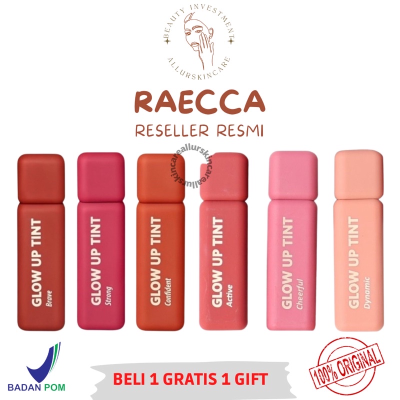 Jual [PARTNER RESMI] GLOW IT UP TINT BY RAECCA / LIP TINT RAECCA ...