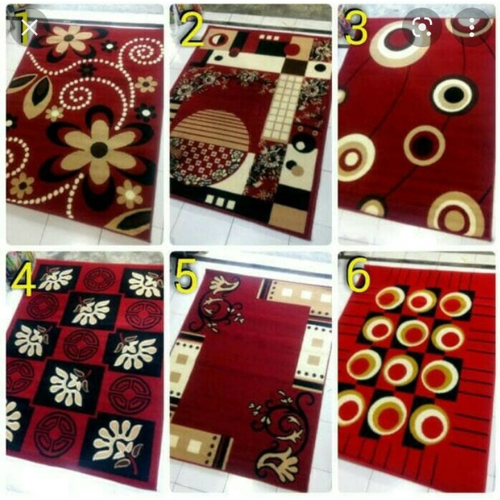 Jual Karpet Permadani merk moderno Motif Ukuran 160 X 210 cm Kualitas ...