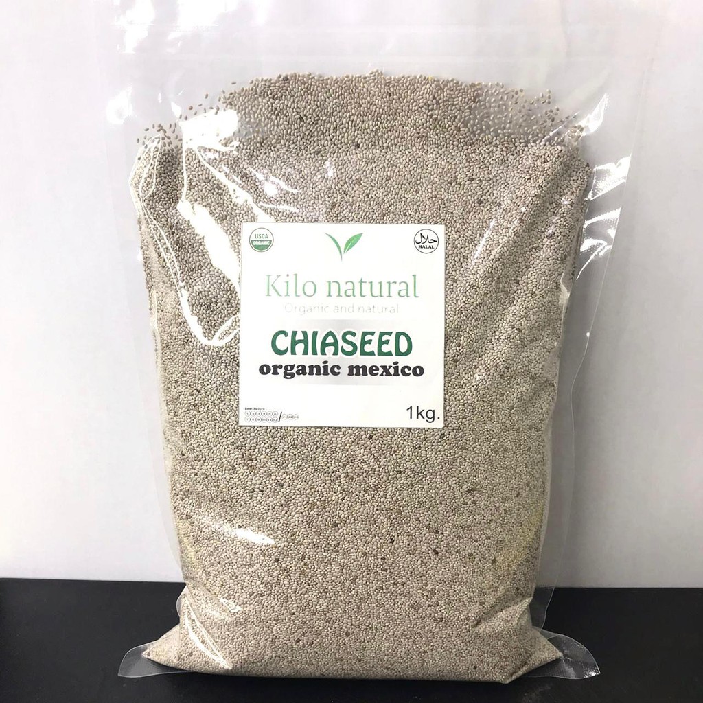 Jual ORGANIC WHITE ( putih ) CHIA SEED MEXICO 1KG / CHIASEED PUTIH 1KG ...