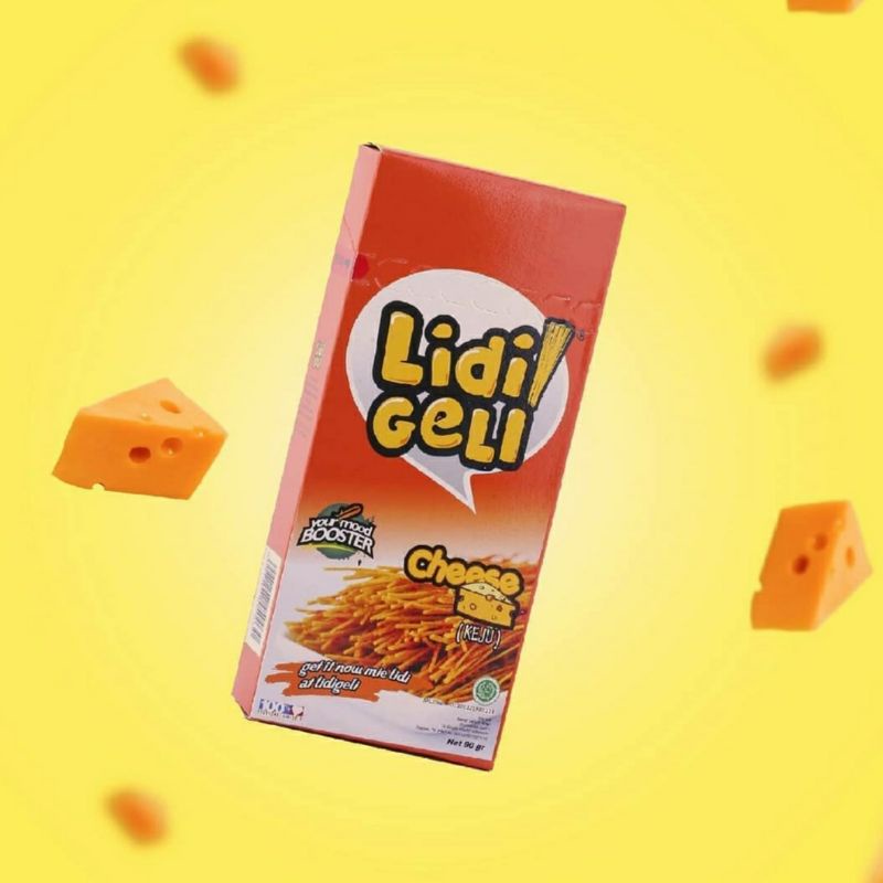 Jual Lidi Geli Mie 90 gram Besar Mi Cheese Free Bubble Wrap Gratis ...