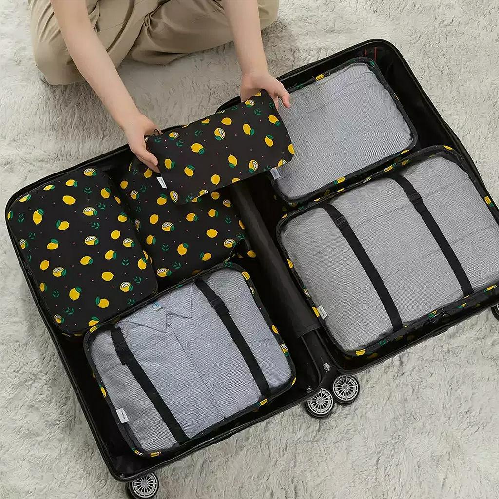 Jual 7 in 1 Tas Travel Organizer Storage Bag Luggage Bag Tas Dalam ...
