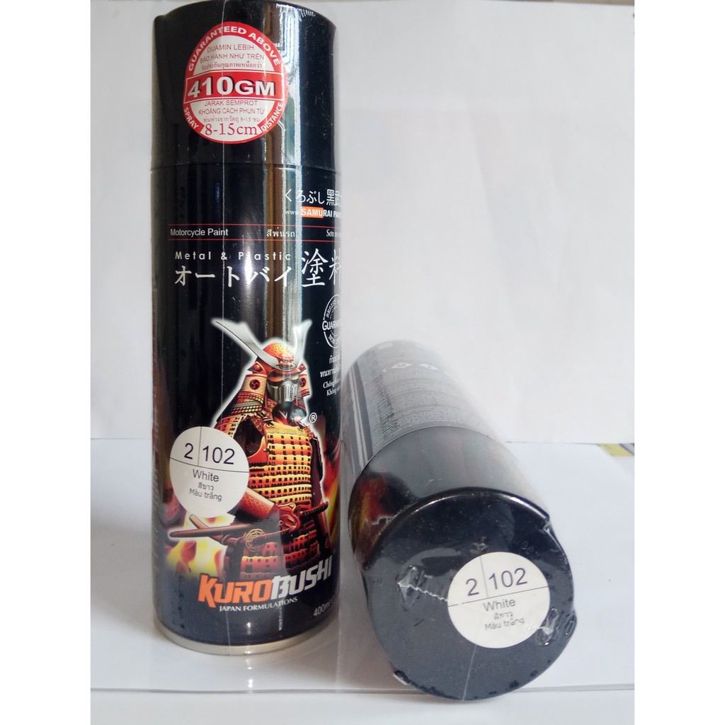 Jual Samurai Paint 102 White Standart Cat Semprot High Quality | Shopee Indonesia