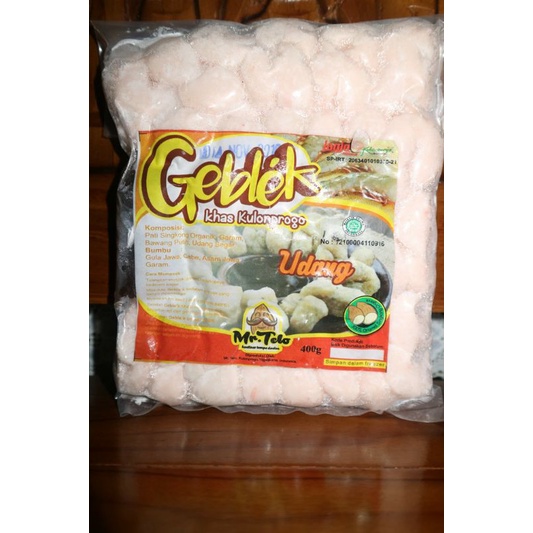 Jual Geblek Mr. Telo Khas Kulon Progo Rasa Udang | Shopee Indonesia