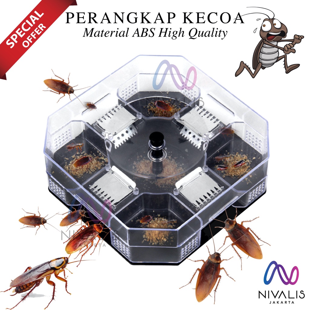 Jual ALAT JEBAKAN KECOA PEMBASMI KECOA RUMAH TRAP KECOA PERANGKAP ...
