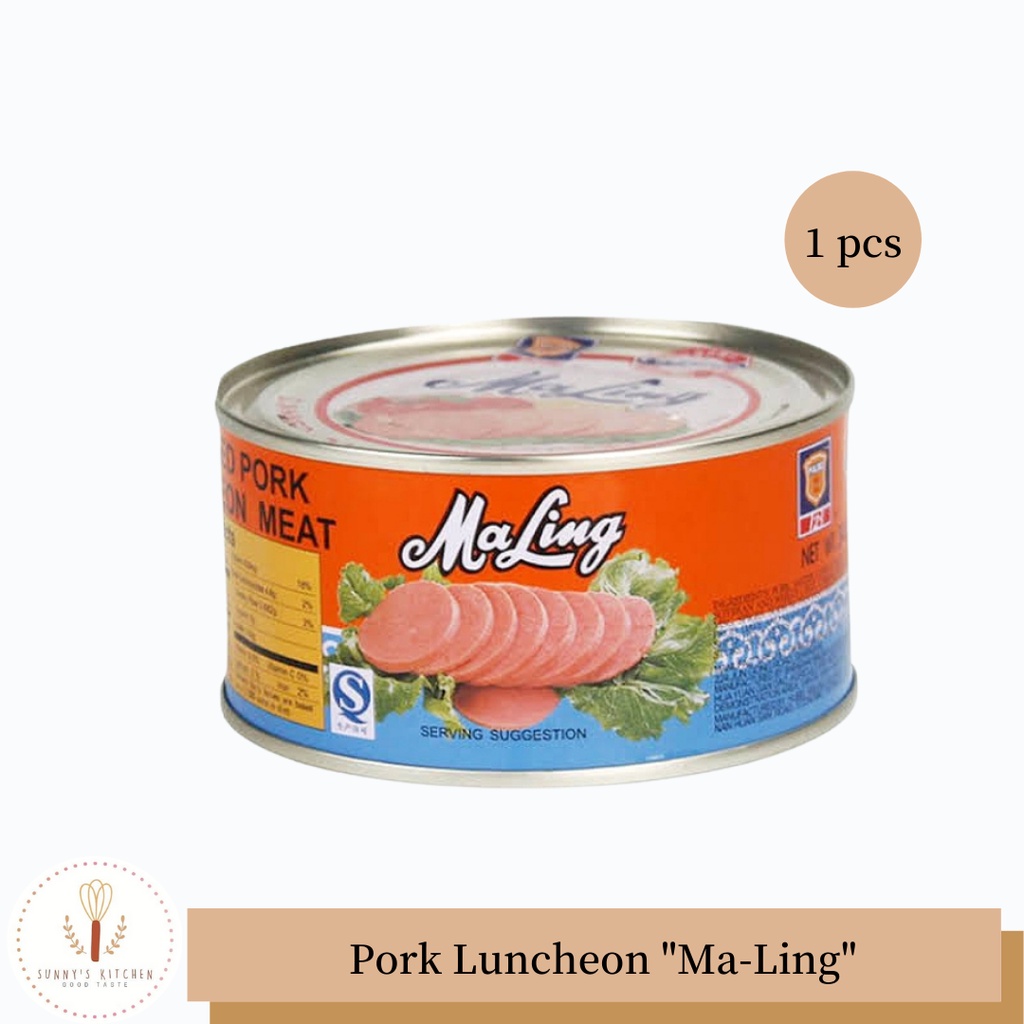 Jual Ma Ling TTS / Canned Pork Luncheon Meat / Daging Ham Babi | Shopee ...