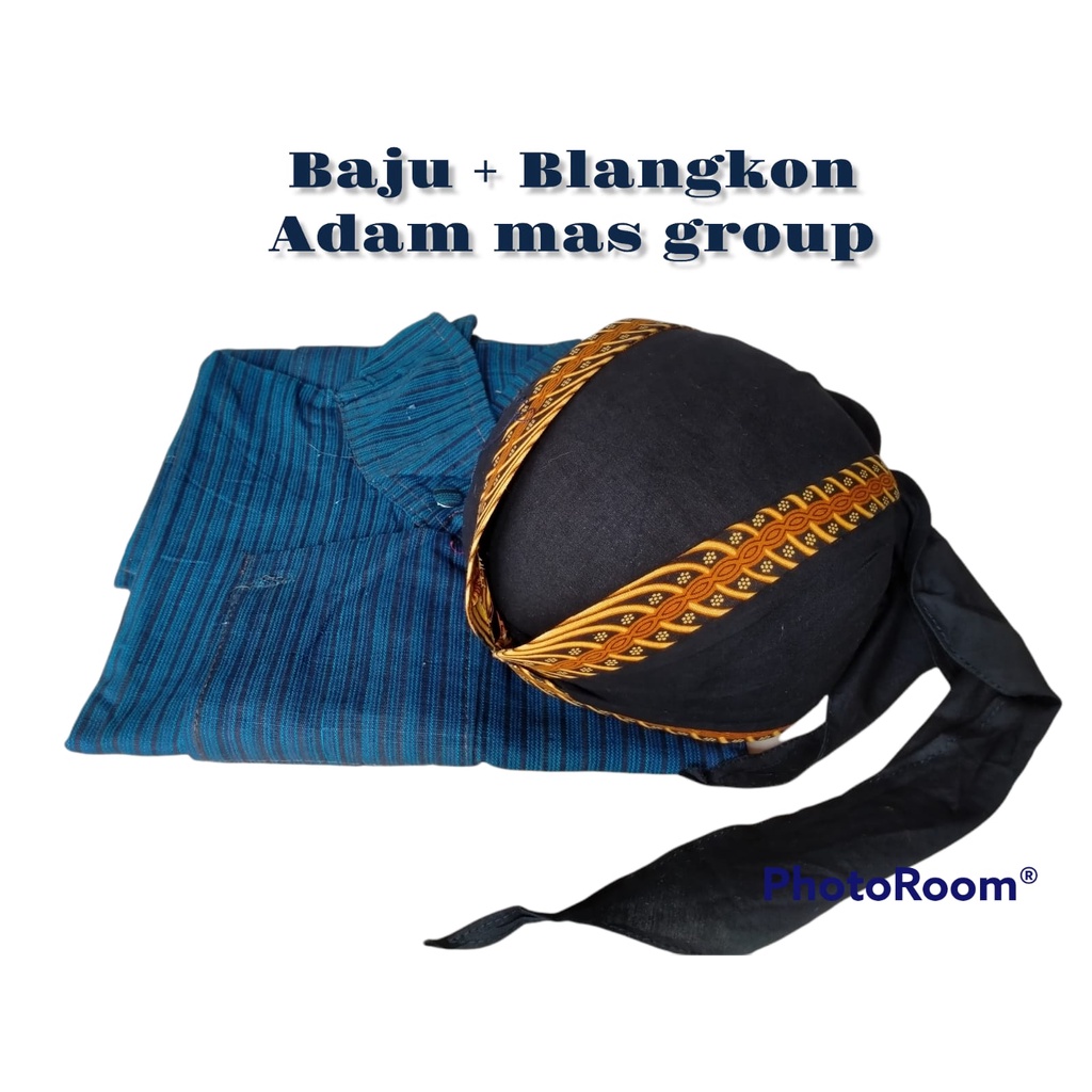 Jual BAJU LURIK PRIA ADAT JAWA SURJAN PERANAKAN BIRU JOGJA BAJU SURJAN LURIK DEWASA PRIA ...