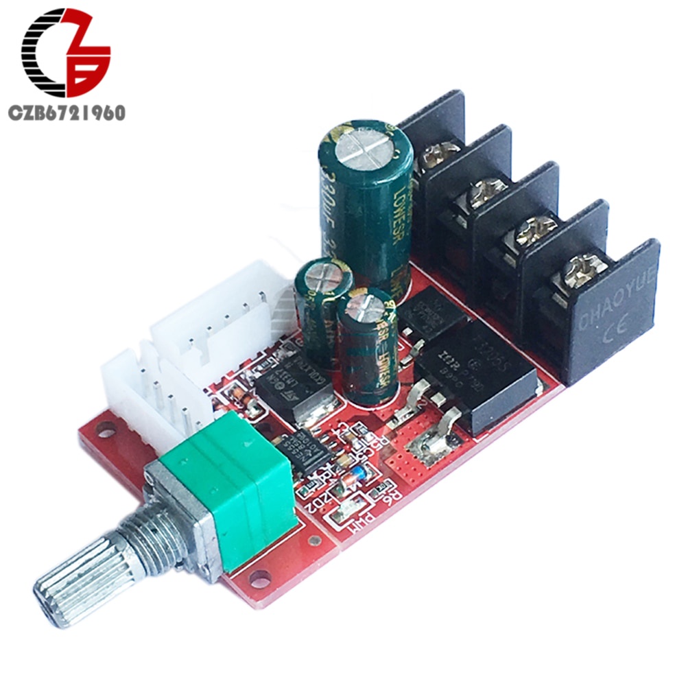 Jual PREORDER DC 10-50V 15A Voltage Regulator DC Motor Speed Controller Regulator Speed Control ...