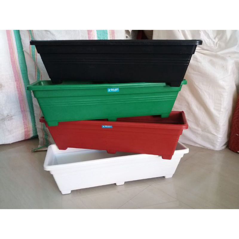 Jual Pot Bunga Panjang / Pot Tanaman / Pot Panjang Warna Warni 50cm ...