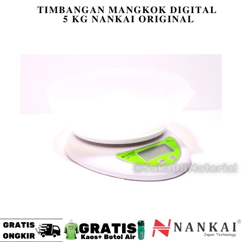 Jual Nankai Timbangan Duduk Mangkok 5 Kg Original Terbaru Timbangan 5 ...