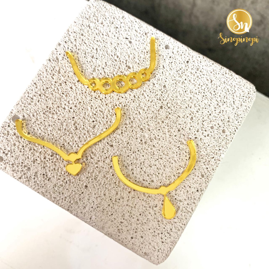 Jual LASER REPLIKA KALUNG & GELANG | DEKORASI AKRILIK PERHIASAN ...