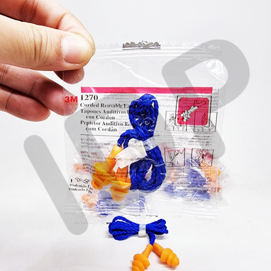 Jual Ear Plug 3M 1270 Tutup Kuping Earplug 3M 1270 Sumbat Telinga ...