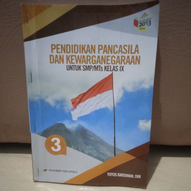 Jual ERLANGGA PENDIDIKAN PANCASILA DAN KEWARGANEGARAAN Untuk SMP/MTs Kelas IX | Shopee Indonesia