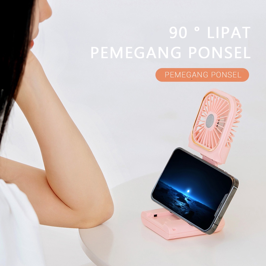 Jual Aolida kipas angin mini 5000mAh Kapasitas Besar Kipas Angin ...