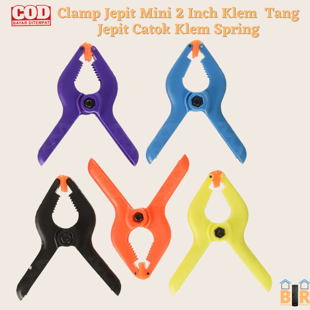 Jual Clamp Jepit Mini 2 Inch Klem Tang Jepit Catok Klem Spring | Shopee ...