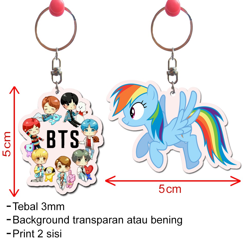 Jual Keychain Akrilik Custom Murah | Shopee Indonesia