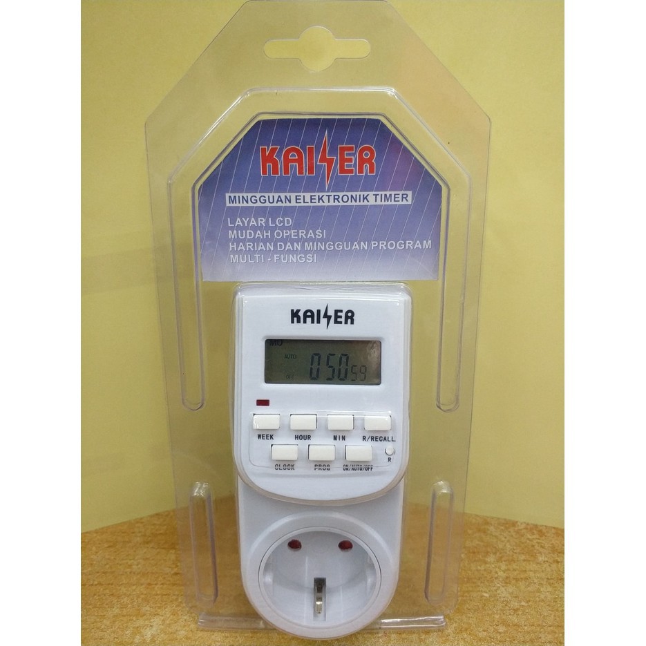 Jual Timer digital 220v stop kontak timer otomatis on off listrik ...