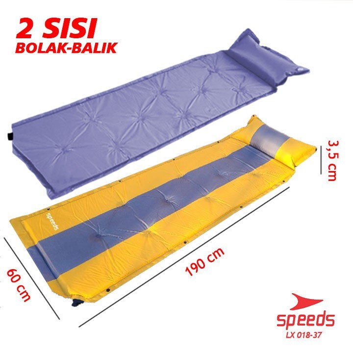 Jual SPEEDS Matras Angin Kasur Tiup Sleeping Pad Tenda Camping Outdoor ...